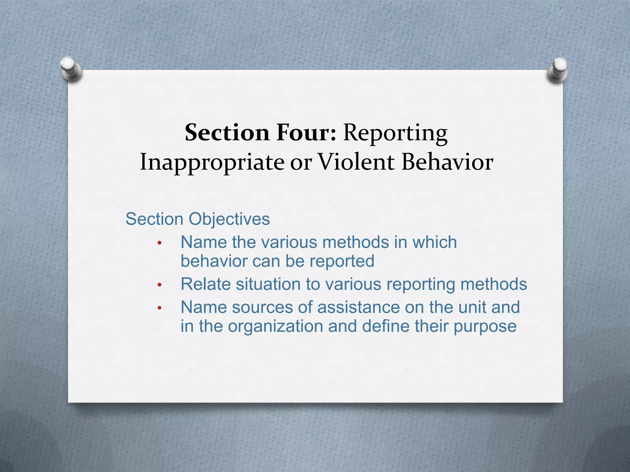 Identifying and responding to workplace issues[1] | PPTX | Crime ...