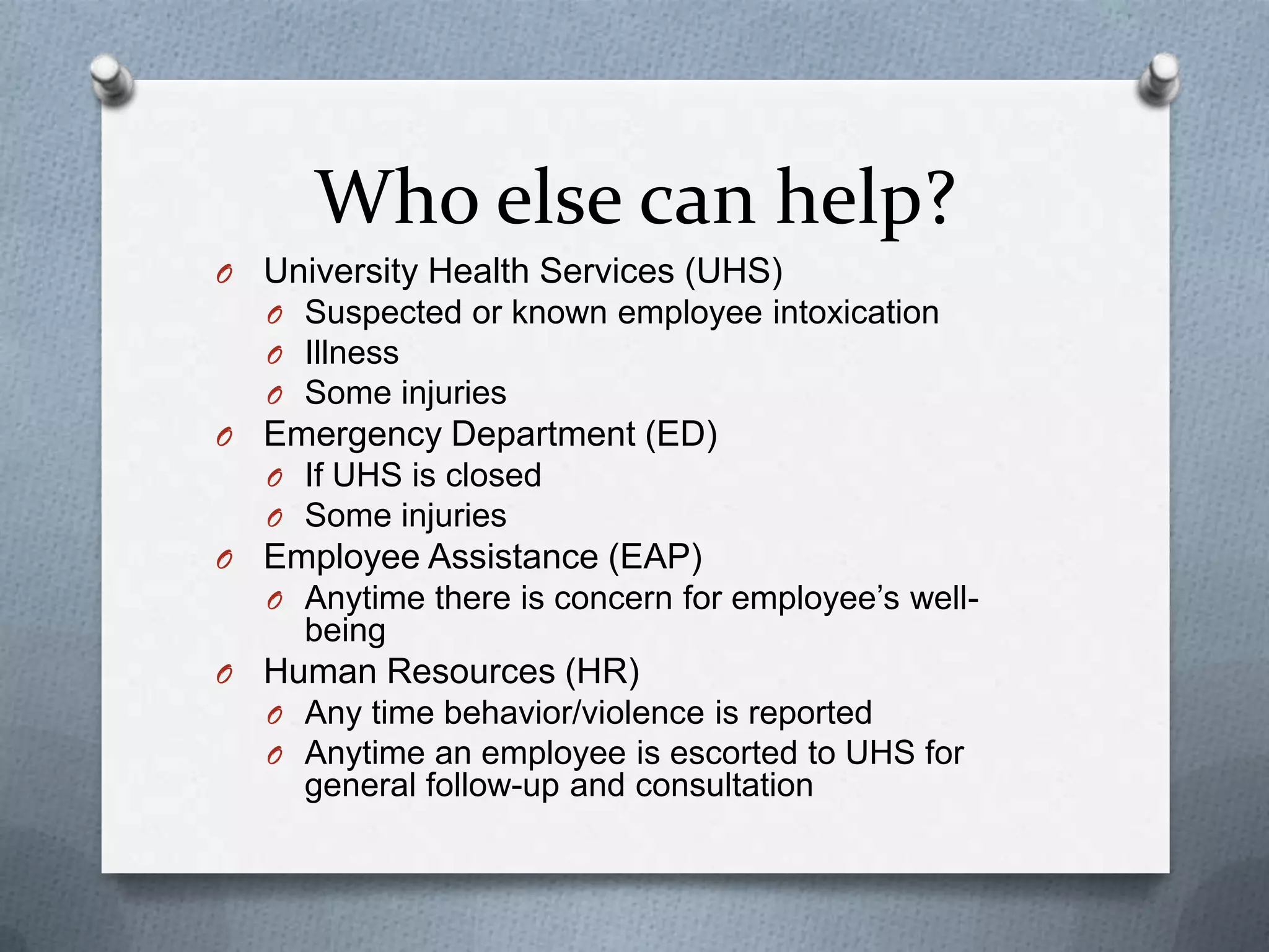 Identifying and responding to workplace issues[1] | PPTX | Crime ...