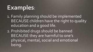 Identifying arguments | PPTX