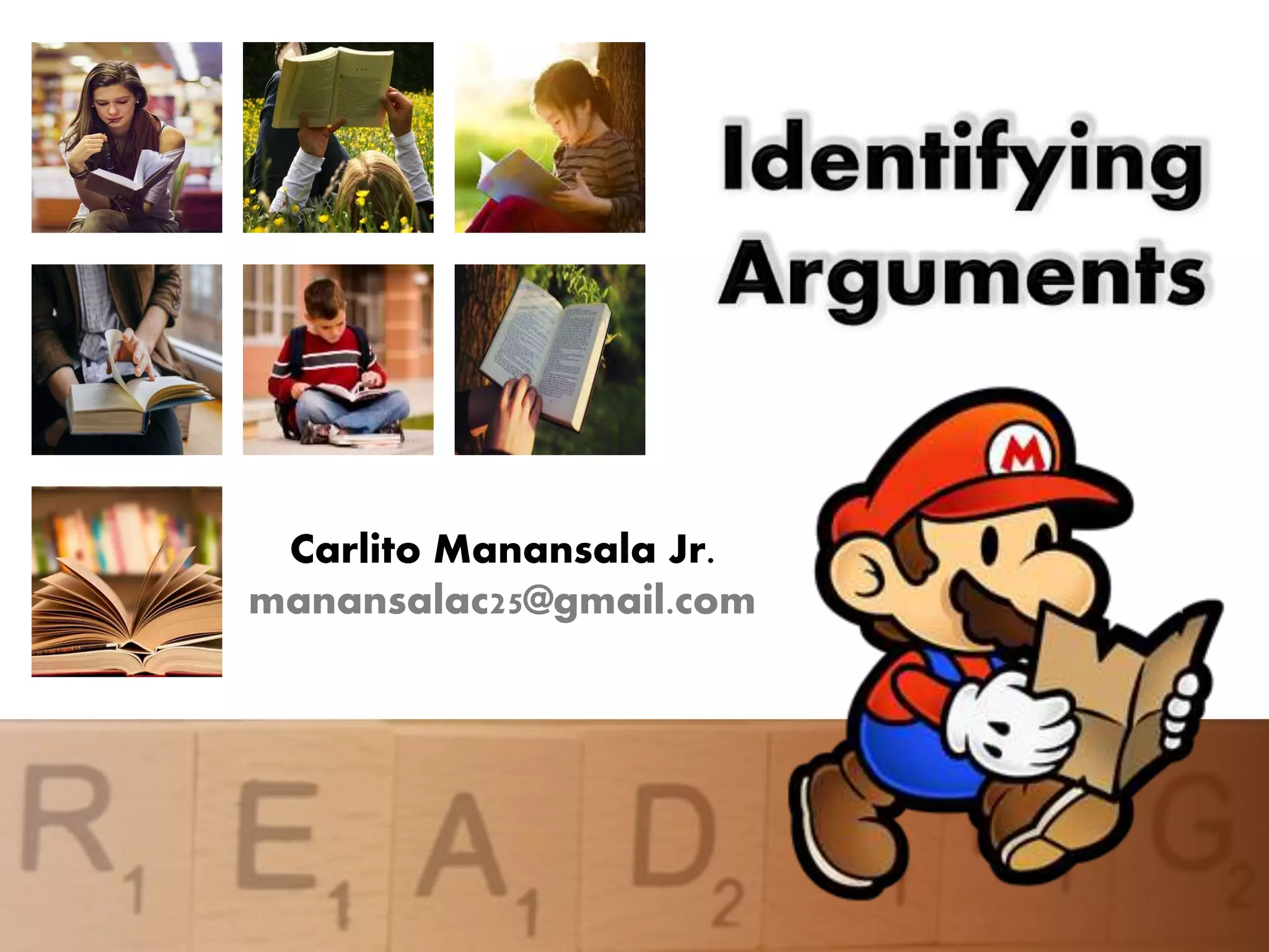 Identifying arguments | PPTX