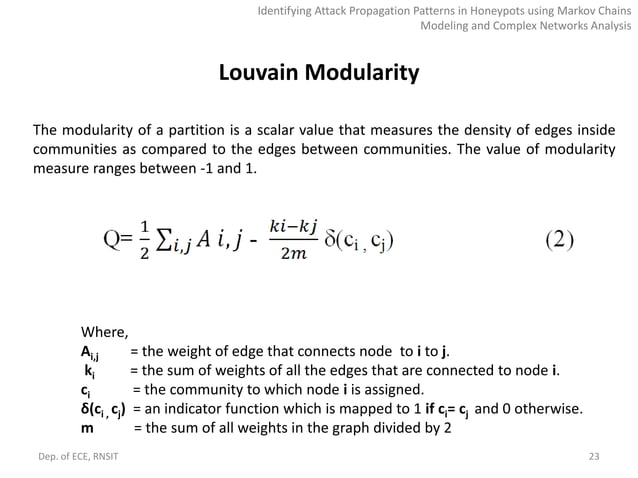 Identifying attack propagation patterns in Honeypots using Markov Chains Modelling and Complex ...