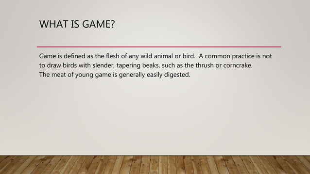Identifying a variety of poultry and game | PPTX | Birds | Pets