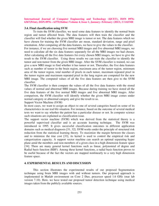 Identifying brain tumour from mri image using modified fcm and support | PDF