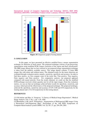 Identifying brain tumour from mri image using modified fcm and support | PDF