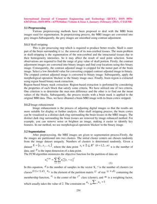 Identifying brain tumour from mri image using modified fcm and support | PDF