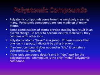 Identifying chemicals by their name | PPT