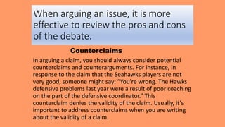 Dean R Berry Identifying Claims | PPTX | Political Issues & policy ...