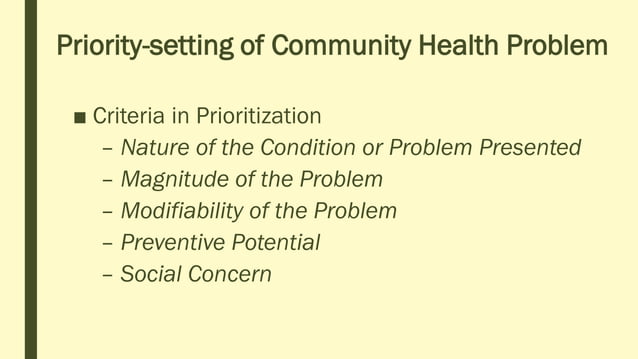 Identifying community health problem | PDF | Infectious Diseases ...