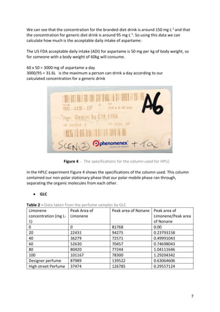 Identifying components and concentrations in samples given using hplc ...