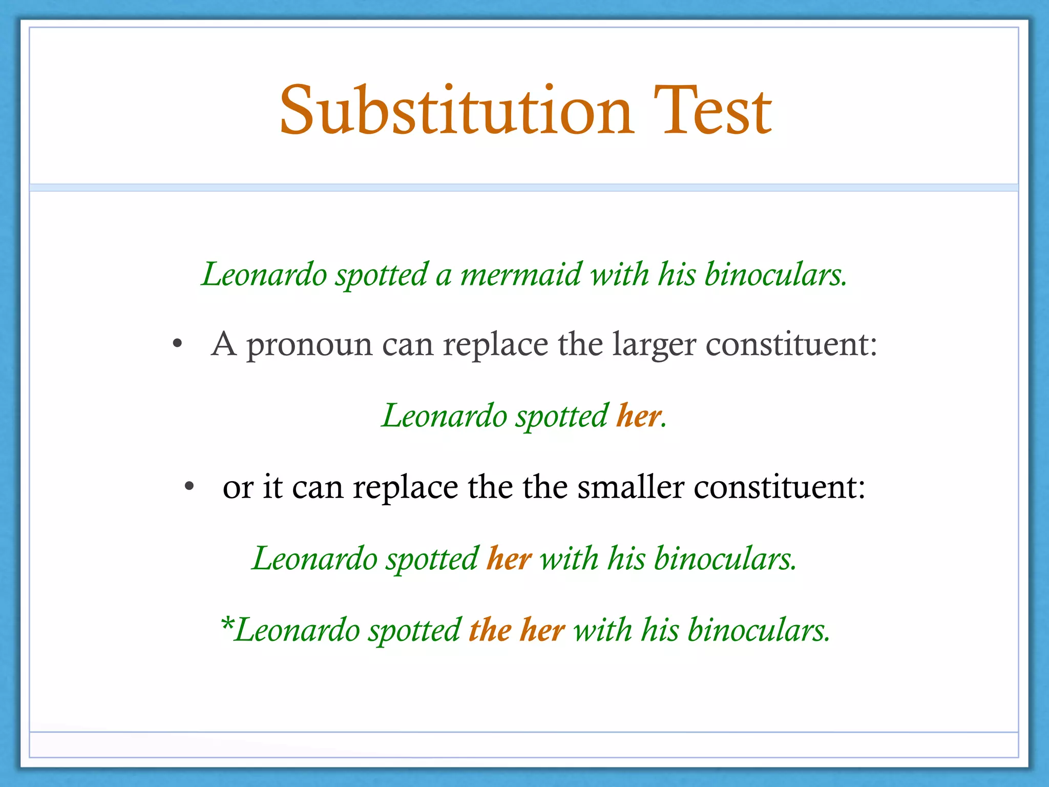 Identifying Grammatical Constituents | PDF