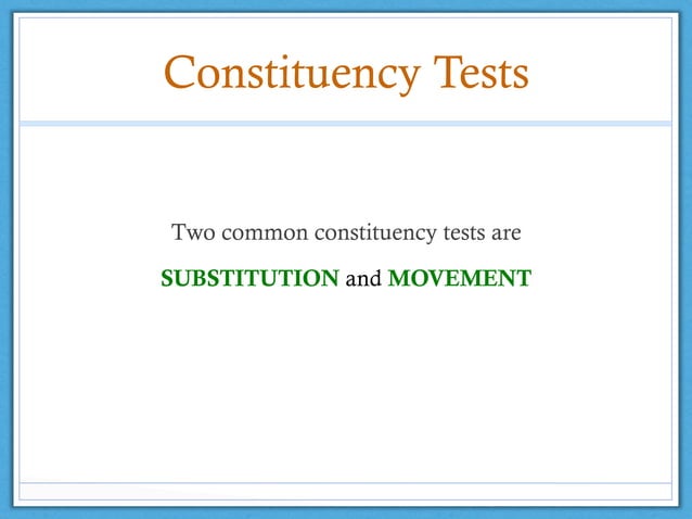 Identifying Grammatical Constituents | PDF