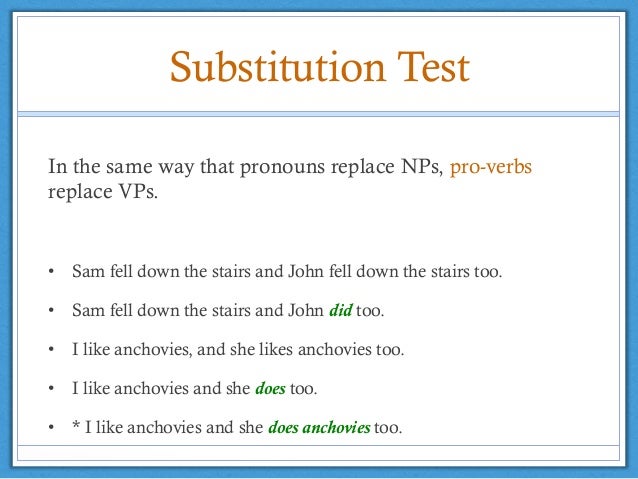 Identifying Grammatical Constituents