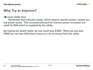 Identifying & correcting poor power factor | PPT