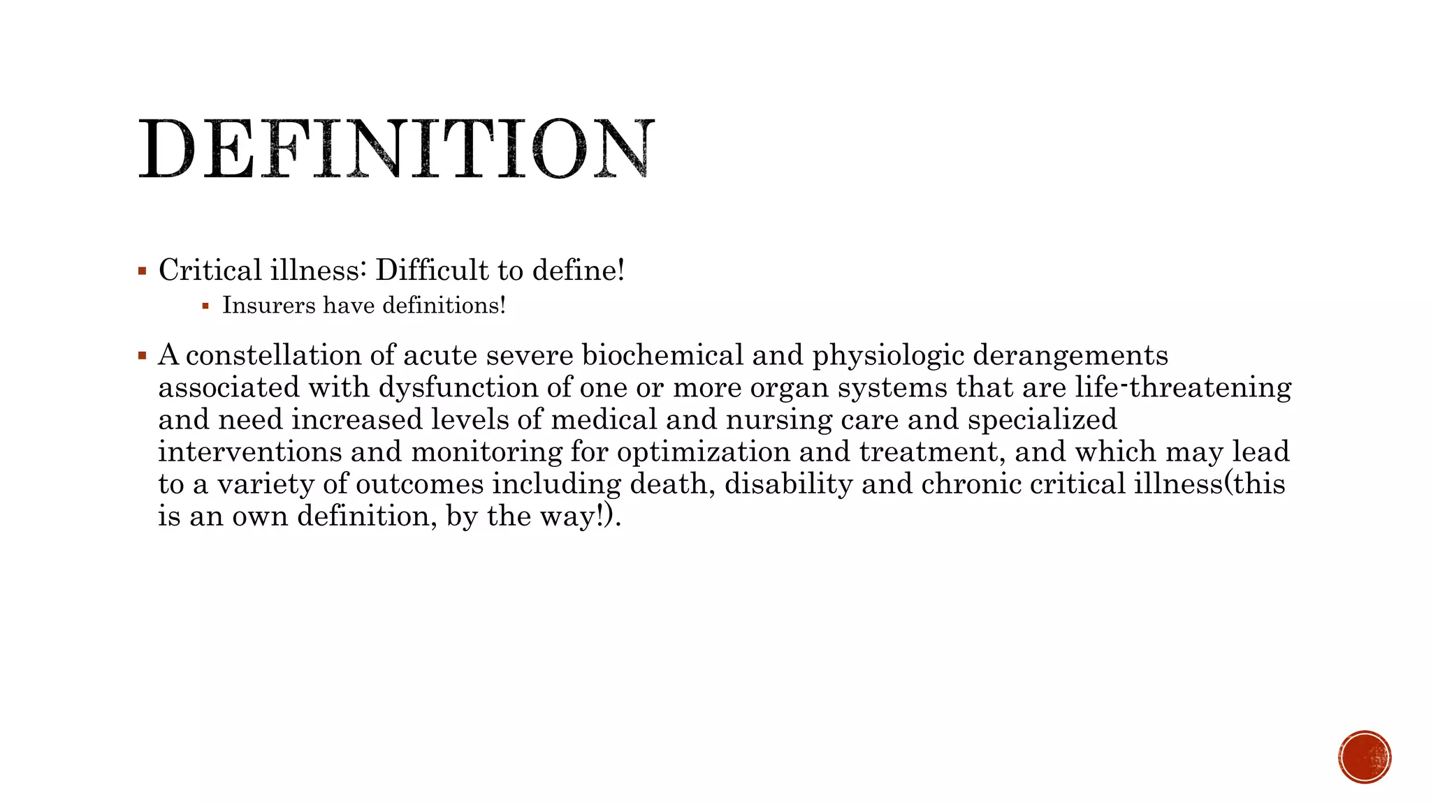 Identifying critical illness | PPTX