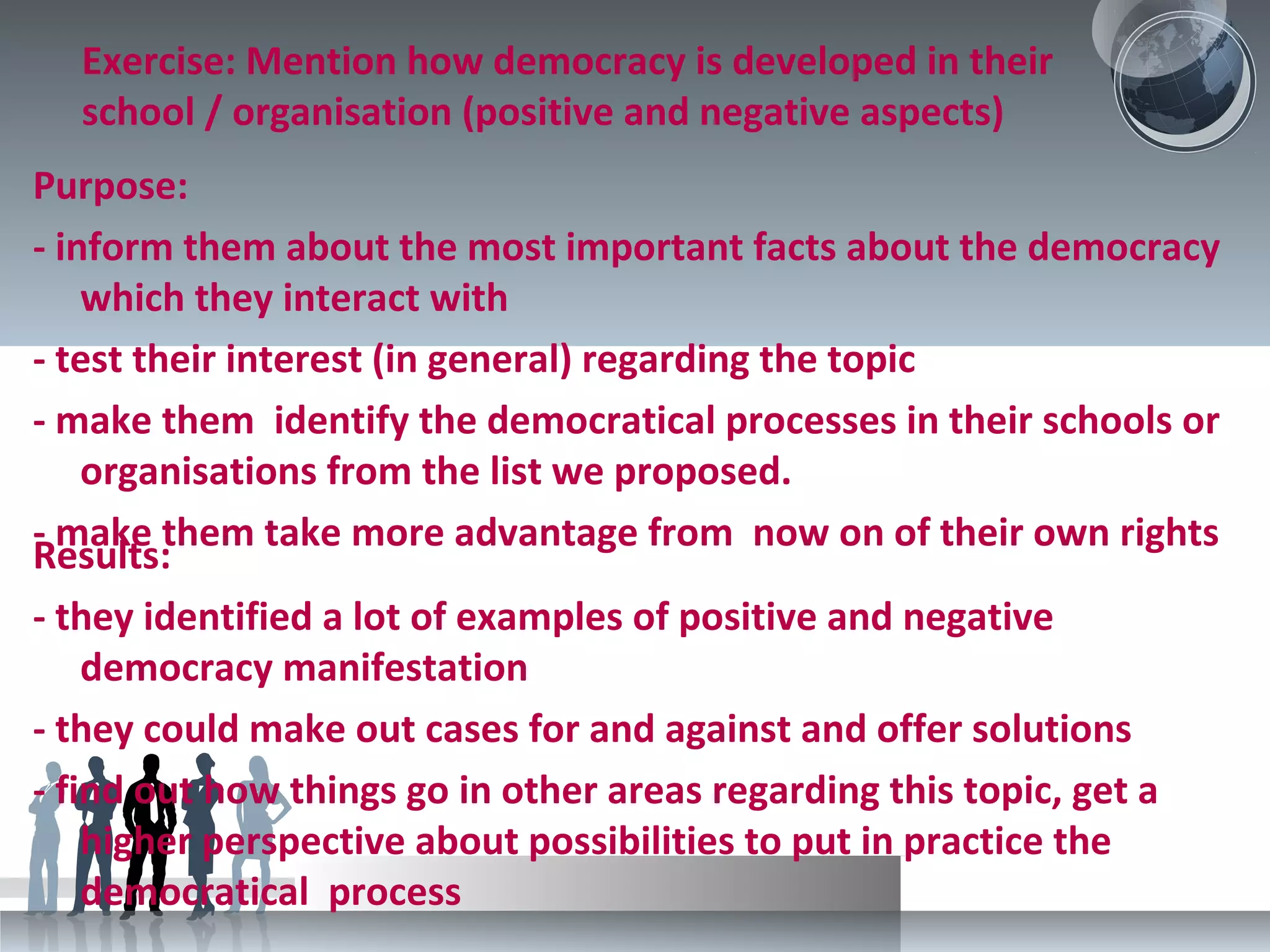 Identifying democratic processes | PPT