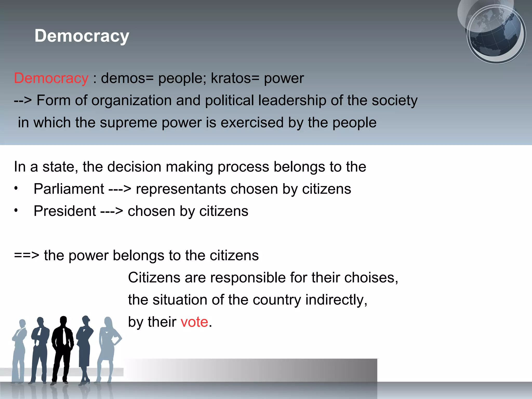 Identifying democratic processes | PPT