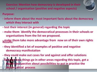 Identifying democratic processes | PPT