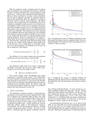 Machine learning and operations research to find diabetics at risk for readmisison | PDF ...