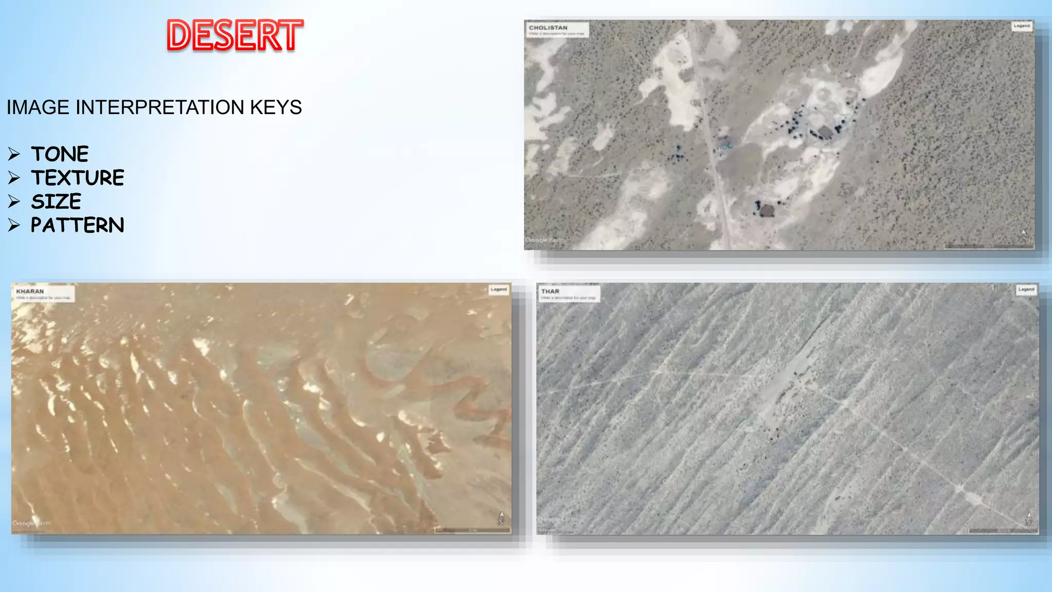 Identifying earth surface features of pakistan google earth using Image ...