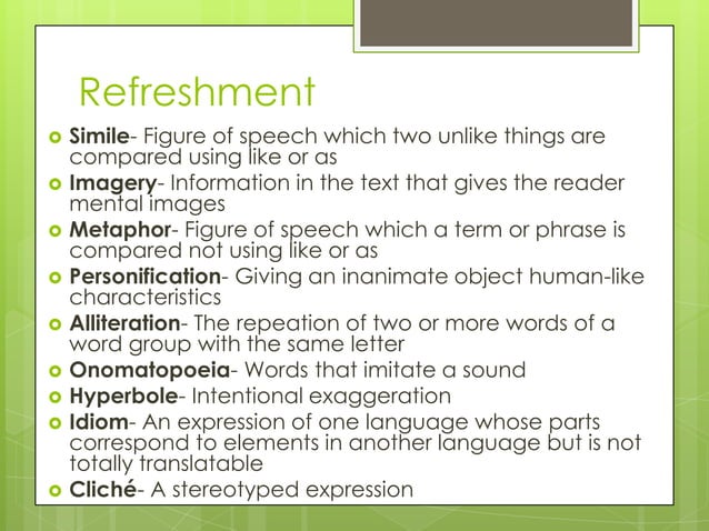 Identifying figurative language | PPTX