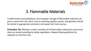 Identifying Fire Hazards: 7 Common Risks in the Workplace and Home | PPT