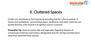 Identifying Fire Hazards: 7 Common Risks in the Workplace and Home | PPT