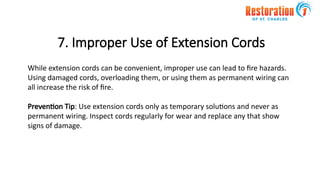 Identifying Fire Hazards: 7 Common Risks in the Workplace and Home | PPT