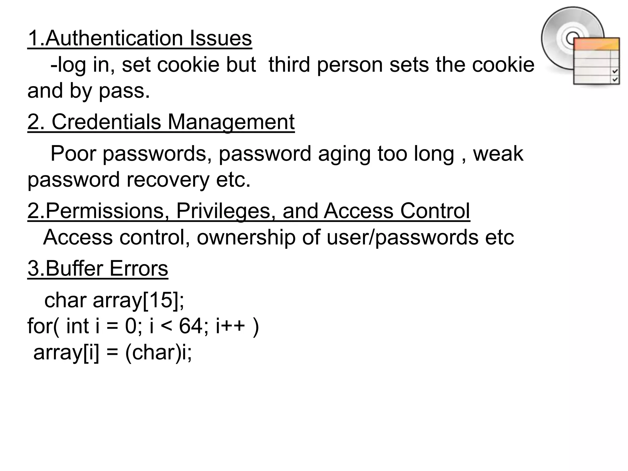 Identifying And Fixing The Most Common Software Vulnerabilities Pptx