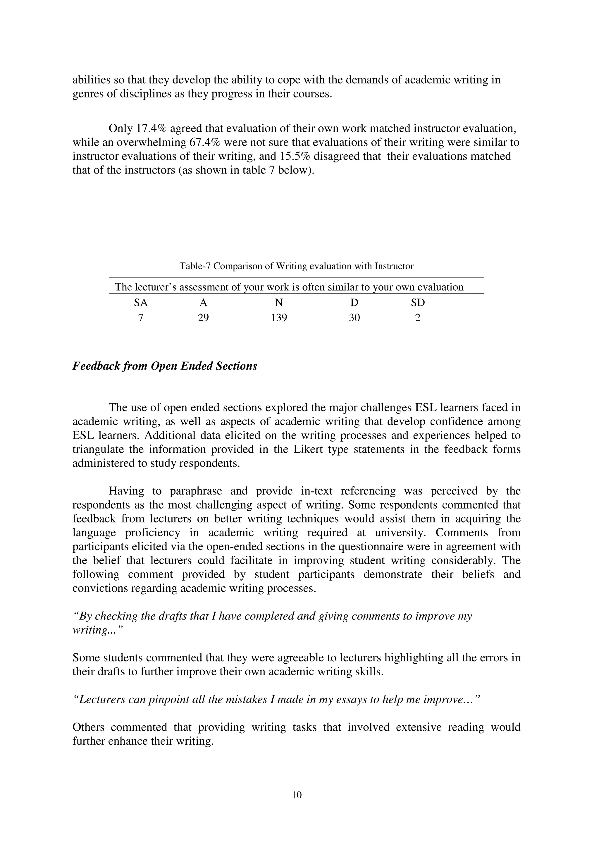 Identifying gaps in academic writing of esl students | PDF