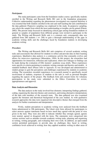 Identifying gaps in academic writing of esl students | PDF