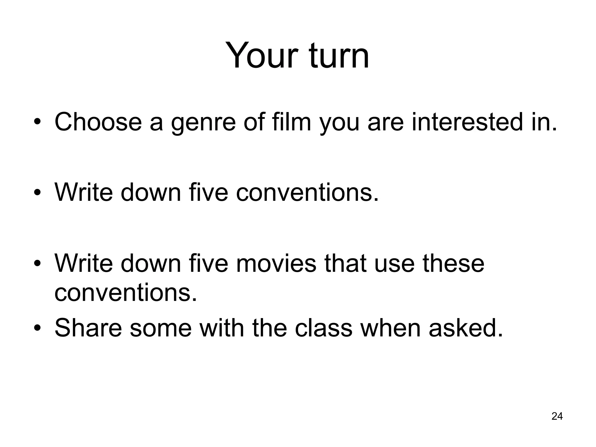 Identifying film genre | PPT