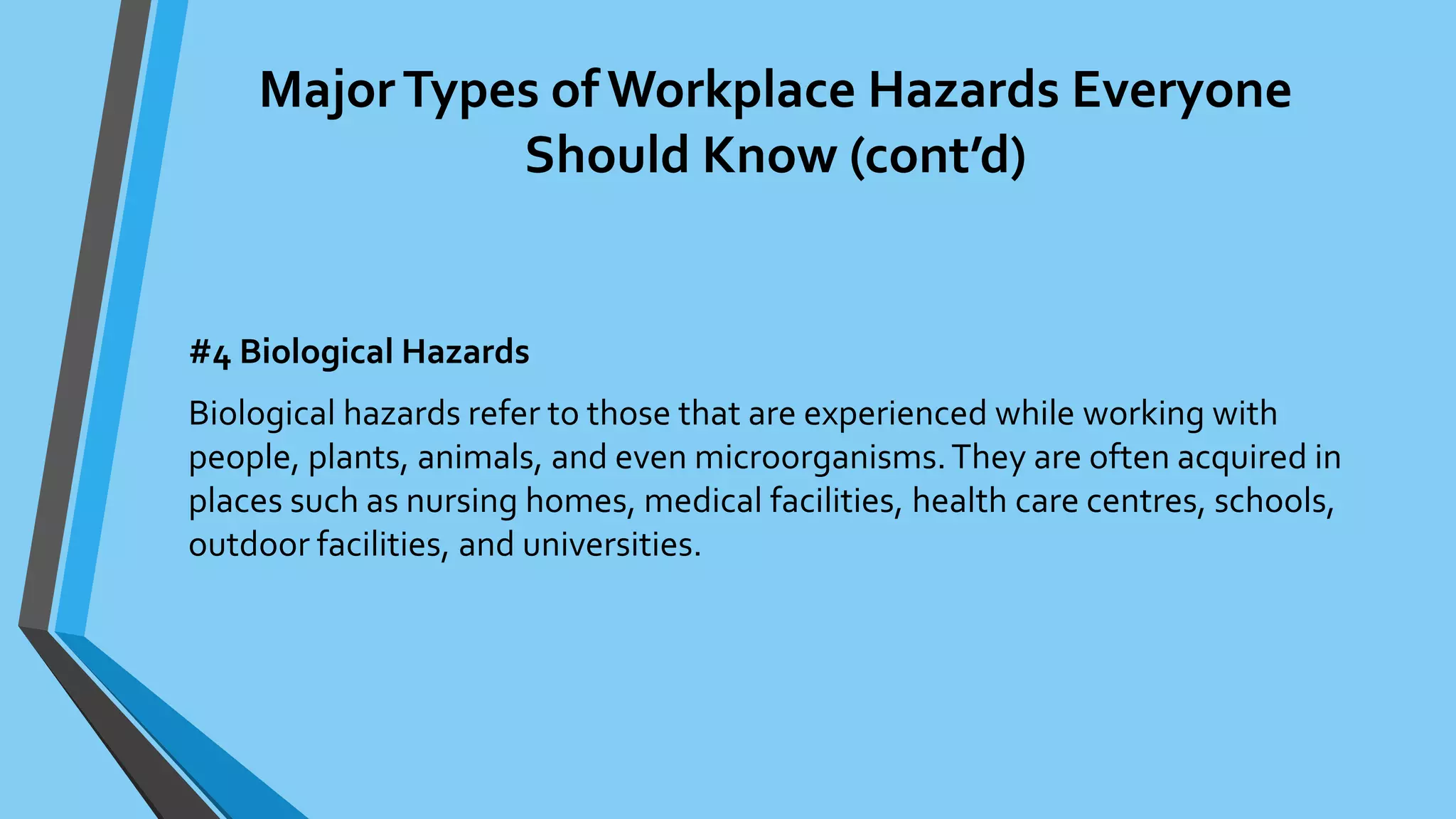 Identifying Hazards in the Workplace (and how to reduce their risks) | PPTX