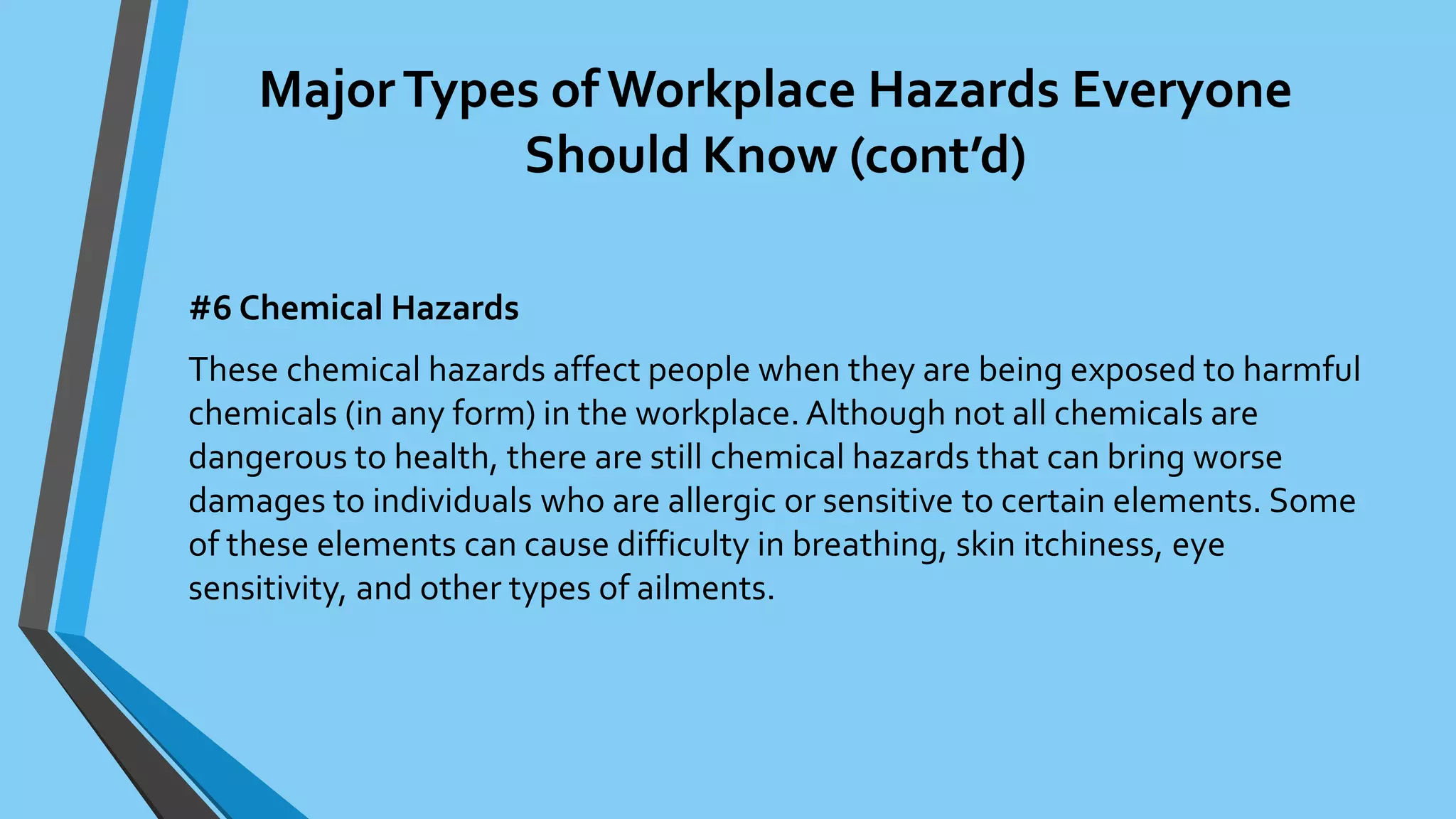 Identifying Hazards in the Workplace (and how to reduce their risks) | PPTX
