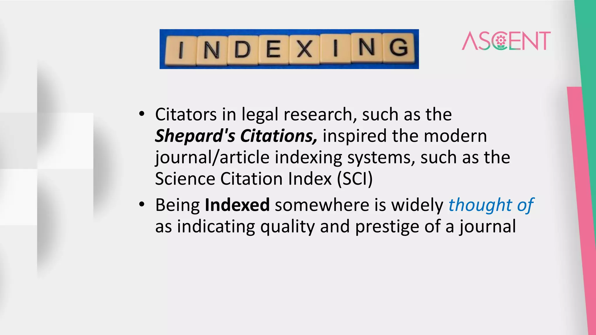 Identifying journals for publication | PDF