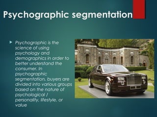 Identifying market segments and targets | PPT | Marketing and ...