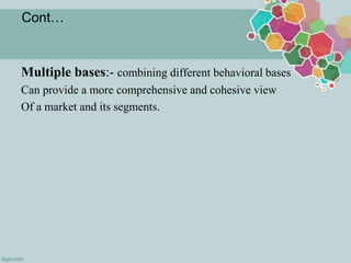 Identifying market segments & targets | PPT