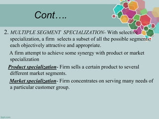Identifying market segments & targets | PPT