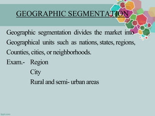 Identifying market segments & targets | PPT
