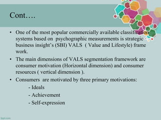 Identifying market segments & targets | PPT