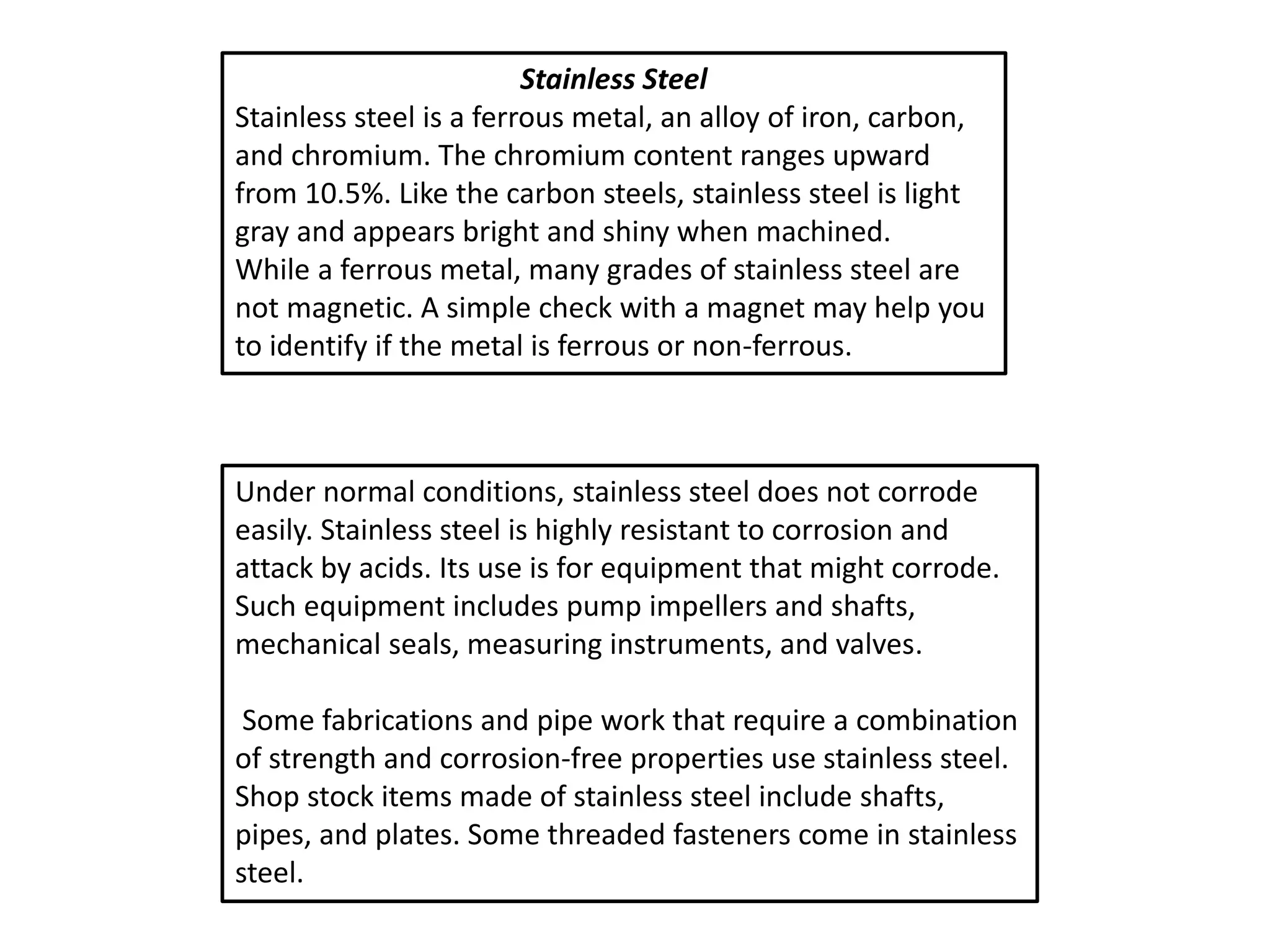 Identifying materials | PPT