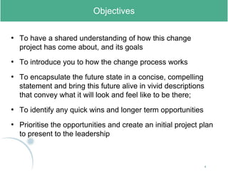 Change@Work 1 - Identifying options workshop 1 | PPT