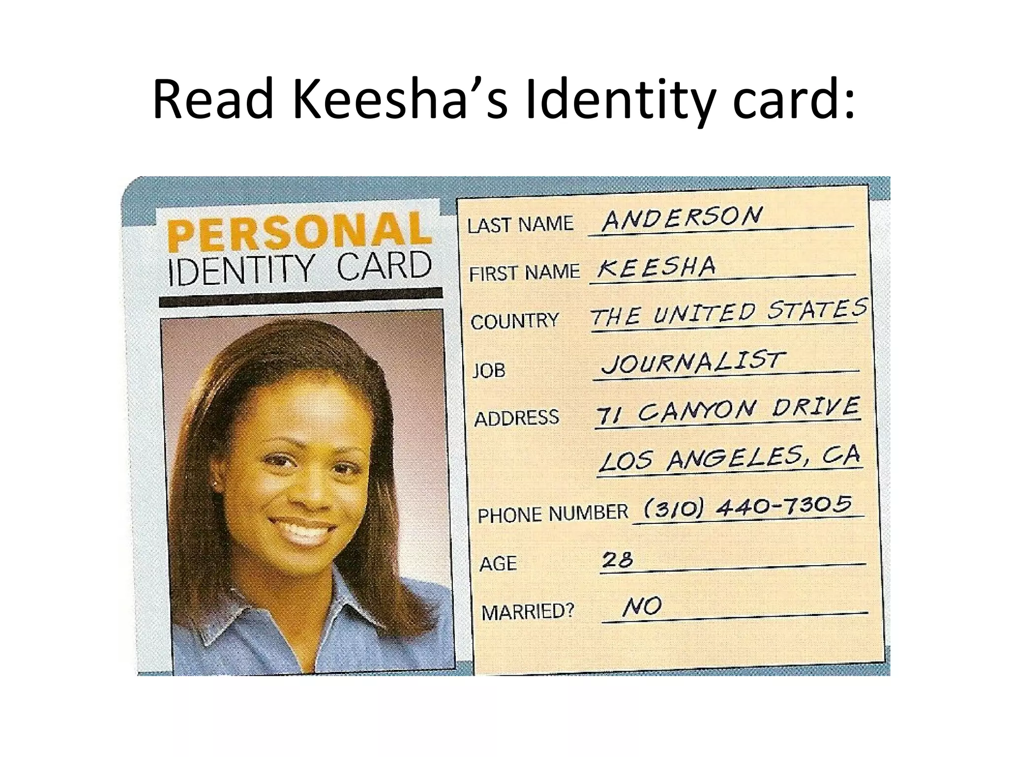 Identifying people | PPT