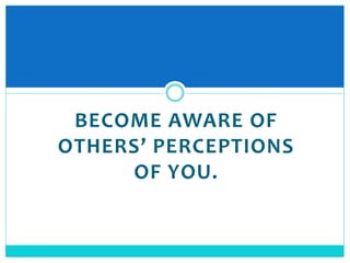 Identifying perception barriers | PPTX