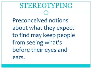 Identifying perception barriers | PPTX