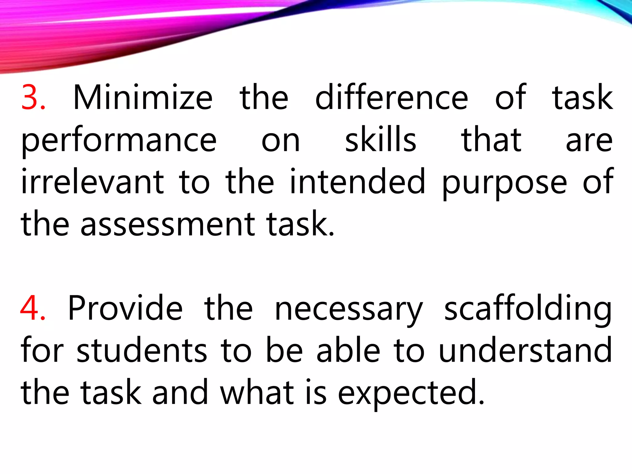 Identifying performance tasks | PPTX