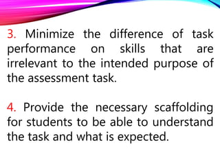 Identifying performance tasks | PPTX