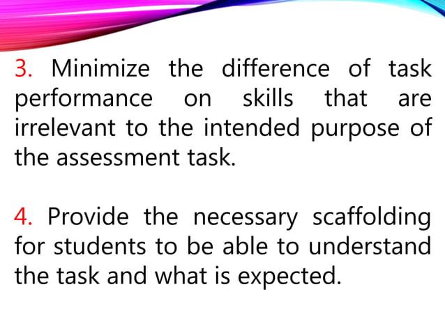 Identifying performance tasks | PPTX