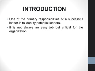Identifying potential leaders ppt | PDF
