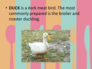 Identifying poultry and Game | PPTX