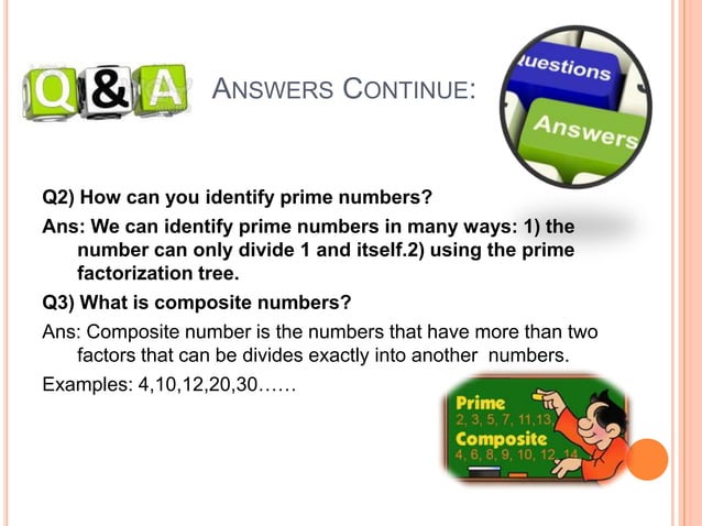 Identifying prime numbers | PPT